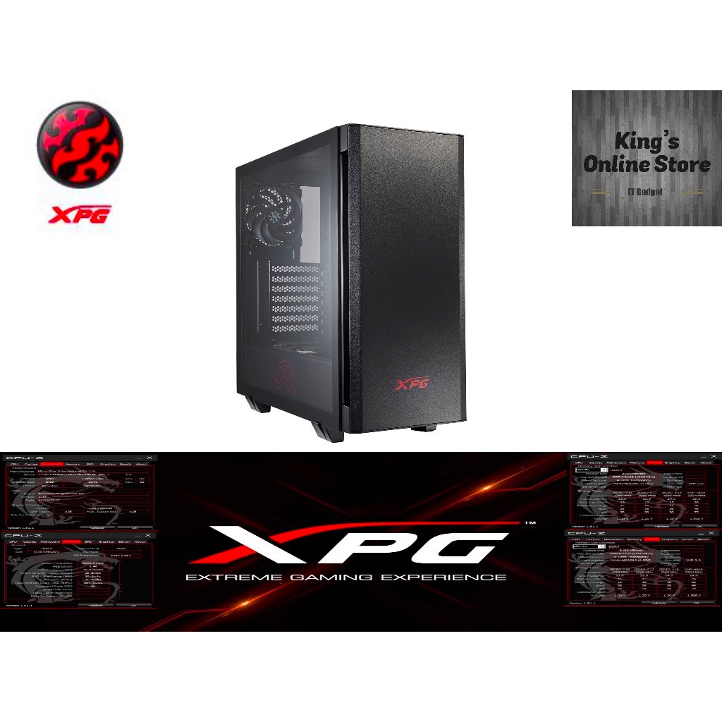 XPG INVADER MID-TOWER GAMING CASING | Shopee Malaysia