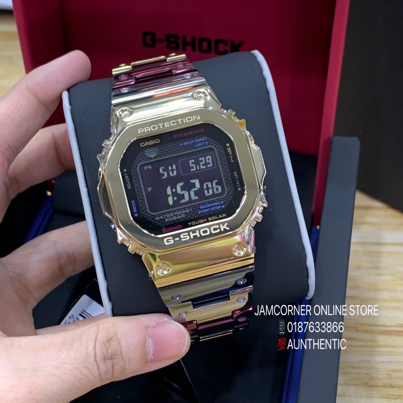 ASIA SET 100% ORIGINAL CASI0 G-SHOCK TITANIUM GMW-B5000TR-9 FULL METAL ...