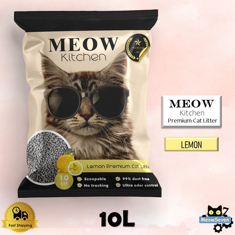 Meow Kitchen Cat Litter 10l - Pasir Kucing Murah / Cat Sand / Meow ...
