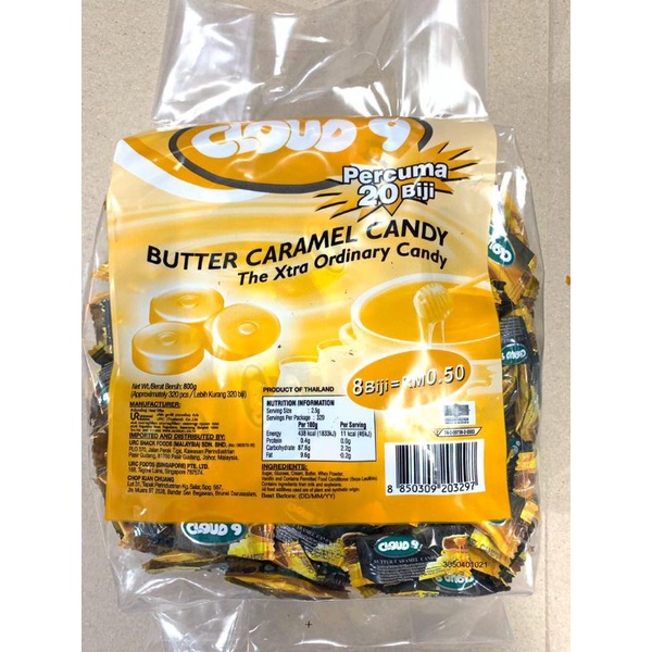 [Ready stock] CLOUD 9 CANDY 💥Butter caramel candy‼️[320 pcs ] | Shopee ...