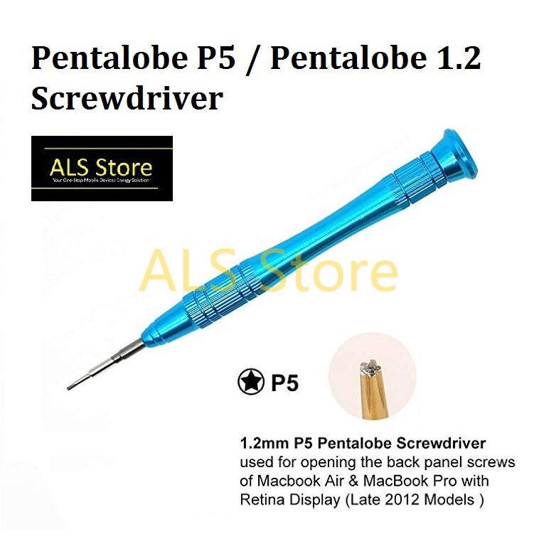 P5 Pentalobe 1.2 / 5-Point Star 1.2mm Screwdriver - Mac-book Air Pro ...