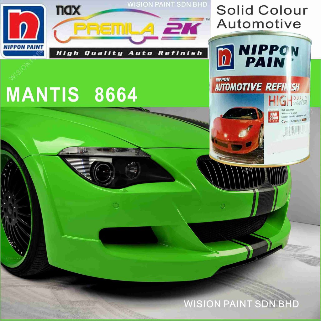 MANTIS 8664 1L NIPPON AUTOMOTIVE REFINISH NAX PREMILA 7000 2K SYSTEM CC ...
