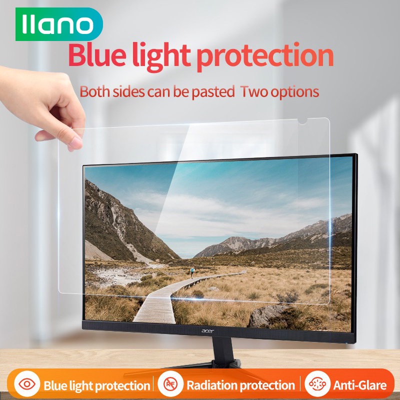 llano [13.3" ~32"] Anti Blue Light Screen Protector For Laptop Monitor ...