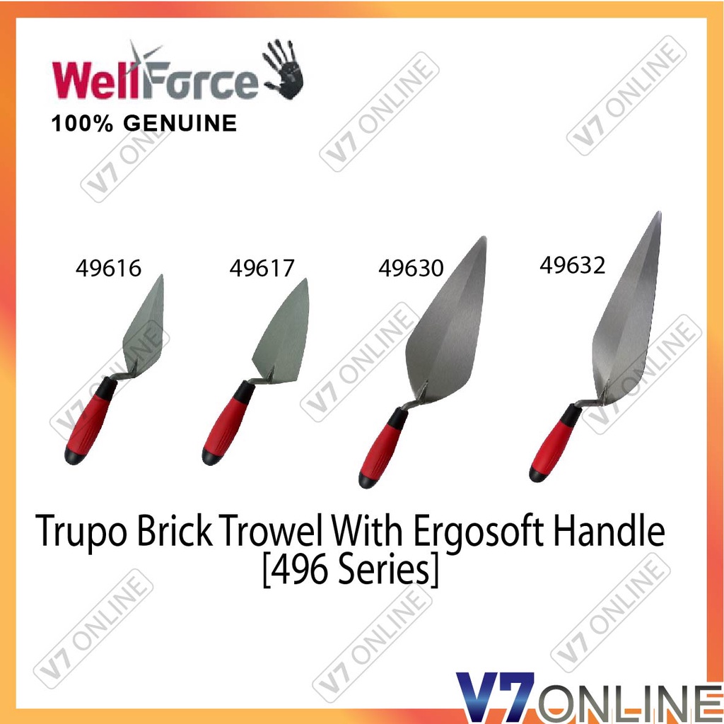 Wellforce Brick Trupo Trowel With Ergosoft Handle [496 Series ...