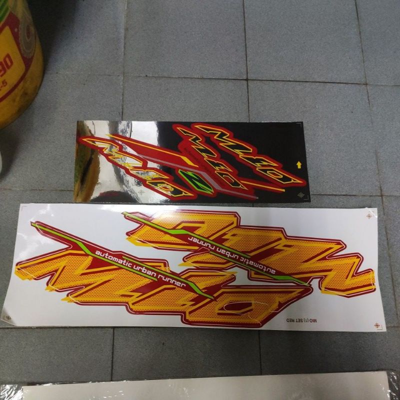 Stiker sticker body sticker cover set yamaha ego first model ego mio ...