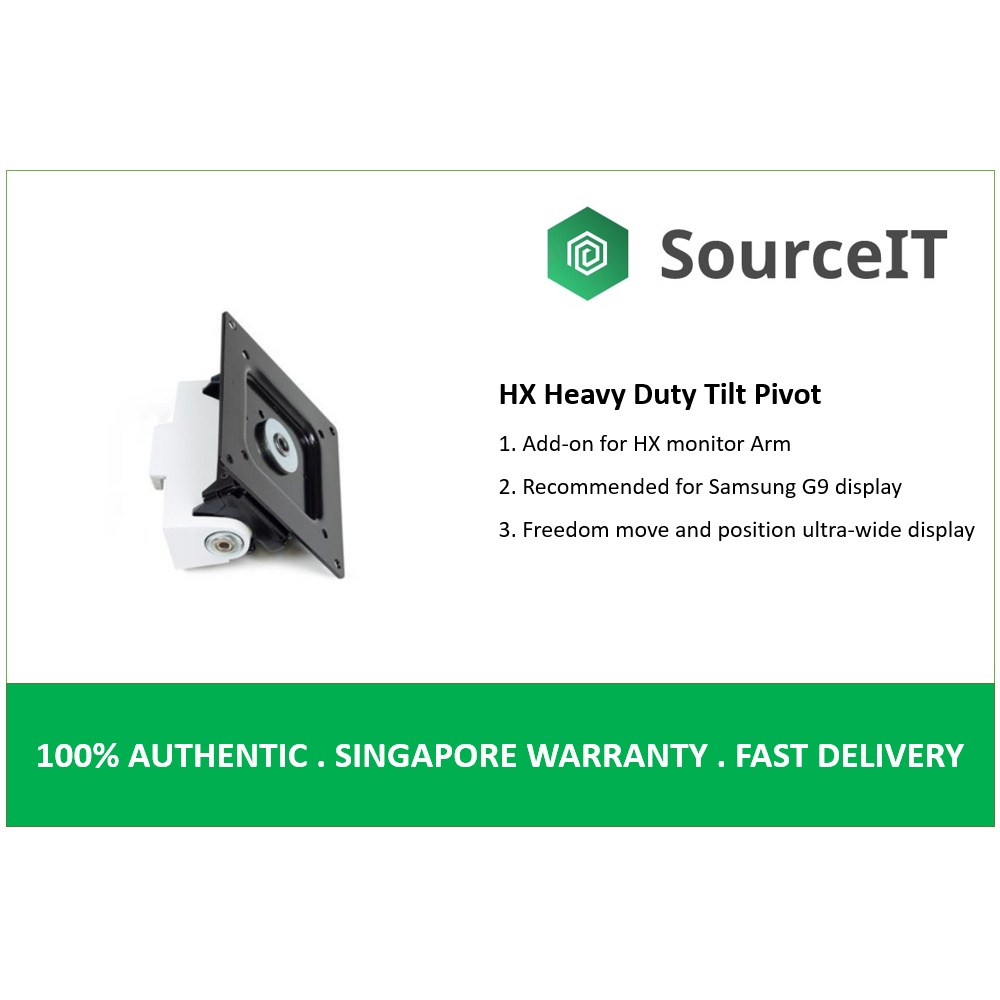 Ergotron HX Heavy-Duty Tilt Pivot - 10 Year Local Warranty | Shopee ...