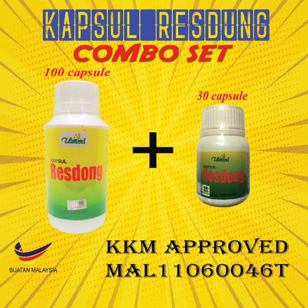 💥READY STOCK💥KAPSUL UBAT RESDONG LULUS KKM | Shopee Malaysia