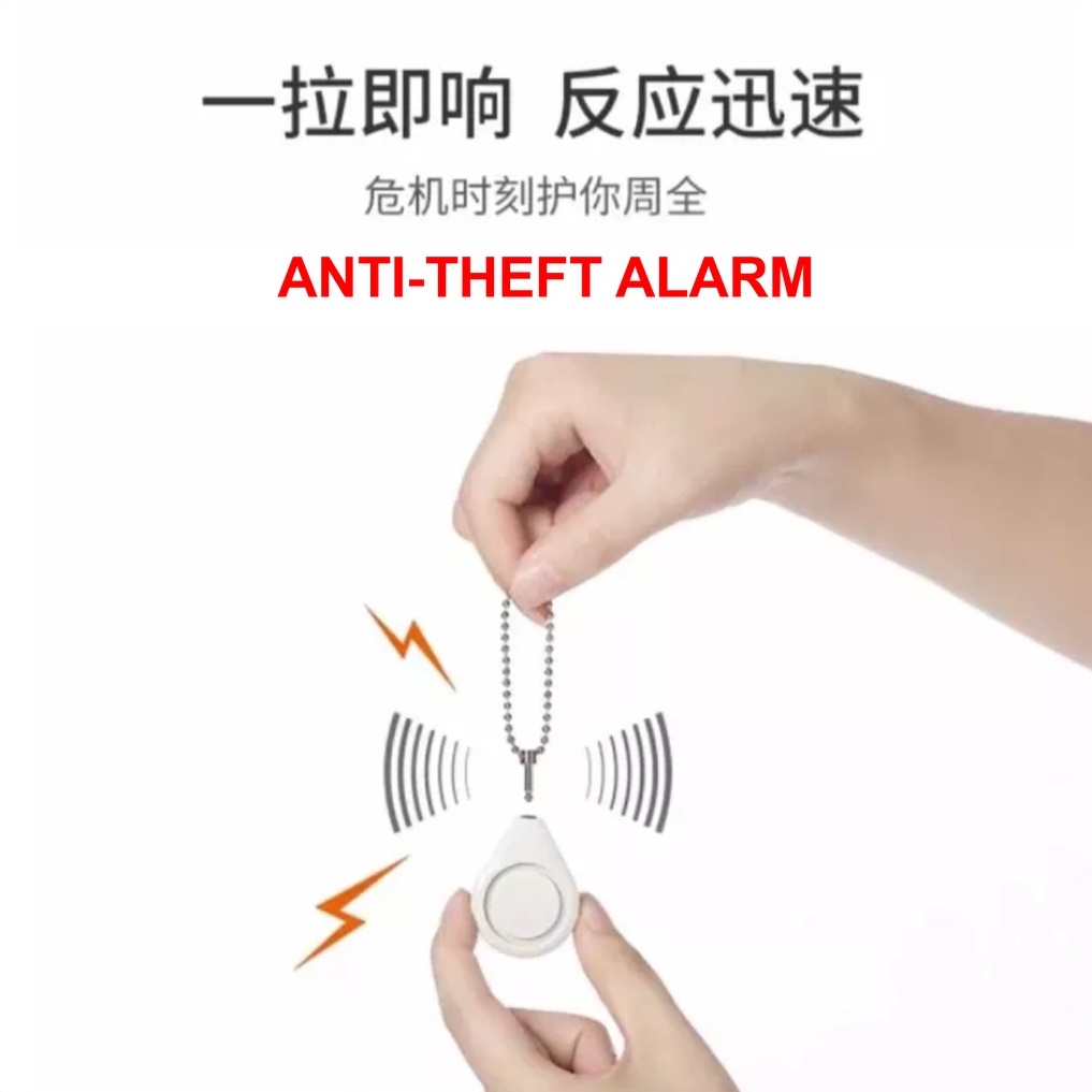 Alarm key chain Anti-theft strap pendant alarm Anti-Rape Security ...