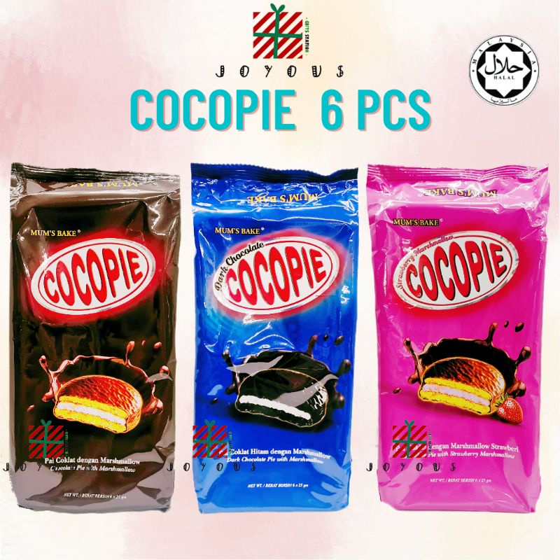 6pcs Mum's Bake Cocopie (Chocolate / Dark Chocolate / Strawberry) | Shopee Malaysia