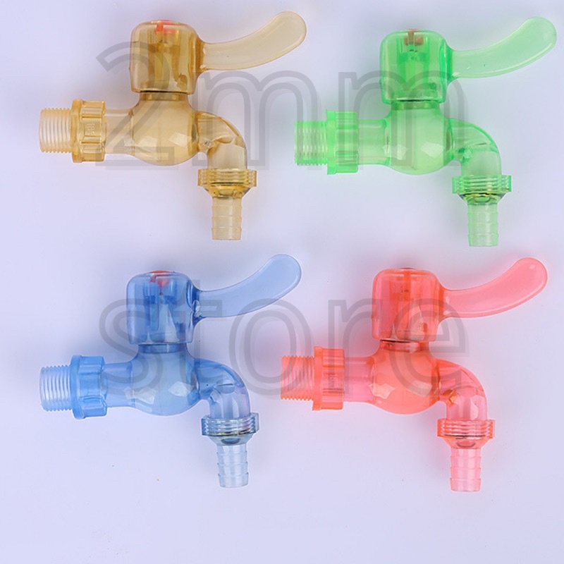 Transparent pvc water tap Bib Wall Tap 1/2" 🇲🇾Stock | Shopee Malaysia
