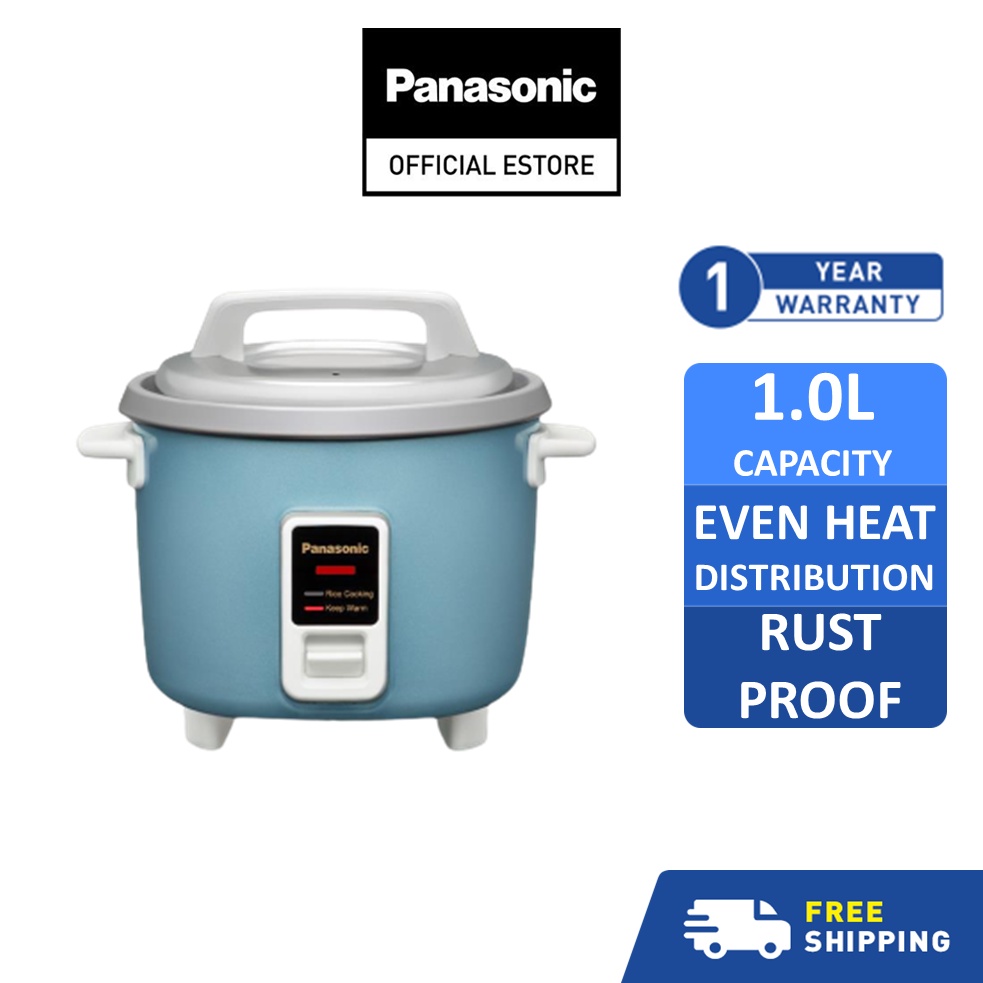 Panasonic SR-Y10G Conventional Rice Cooker Small Mini Aluminium Pan Rust Proof (1.0L) SR ...
