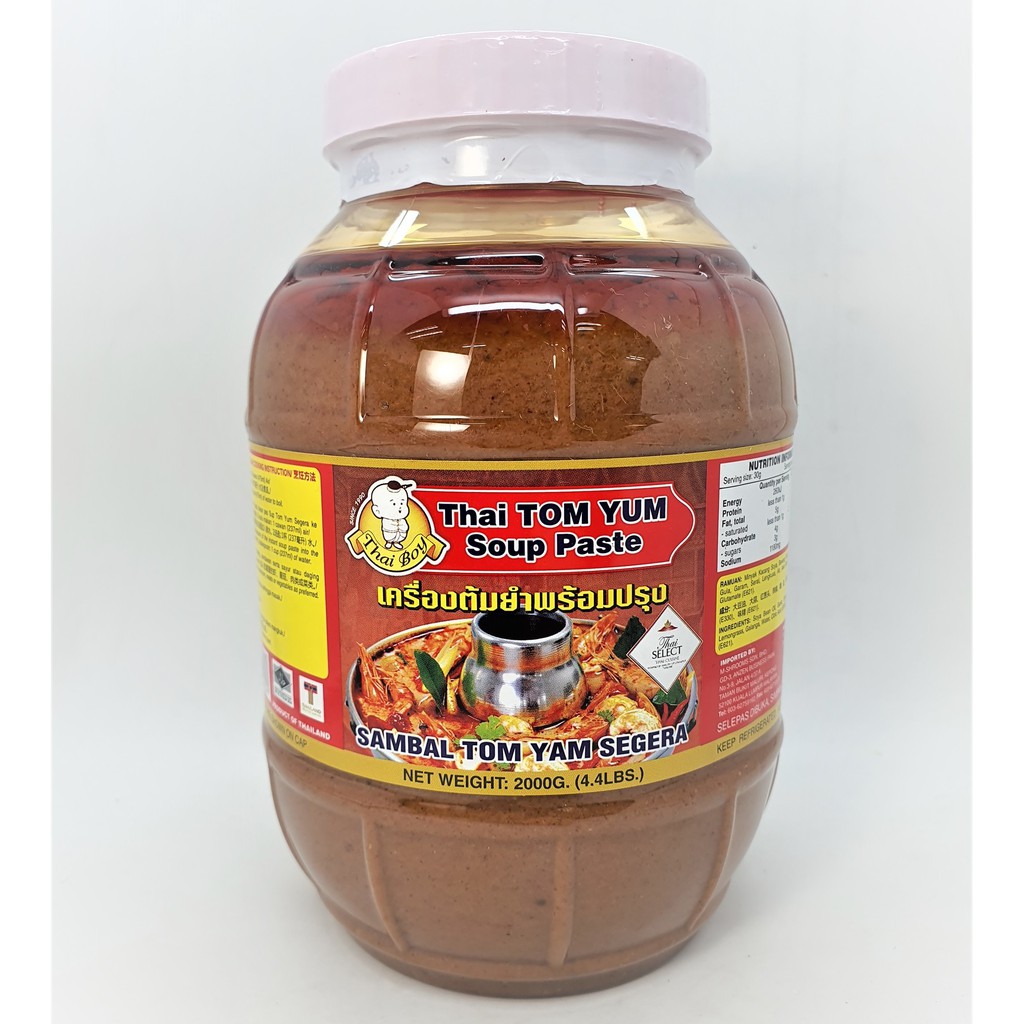 THAI BOY TOM YUM SOUP PASTE 2kg | Shopee Malaysia