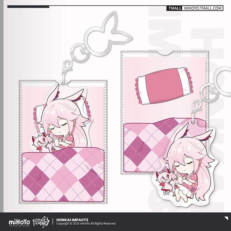 Mihoyo honkai impact 3 keychain Goodnight hyperion mobius elysia ...