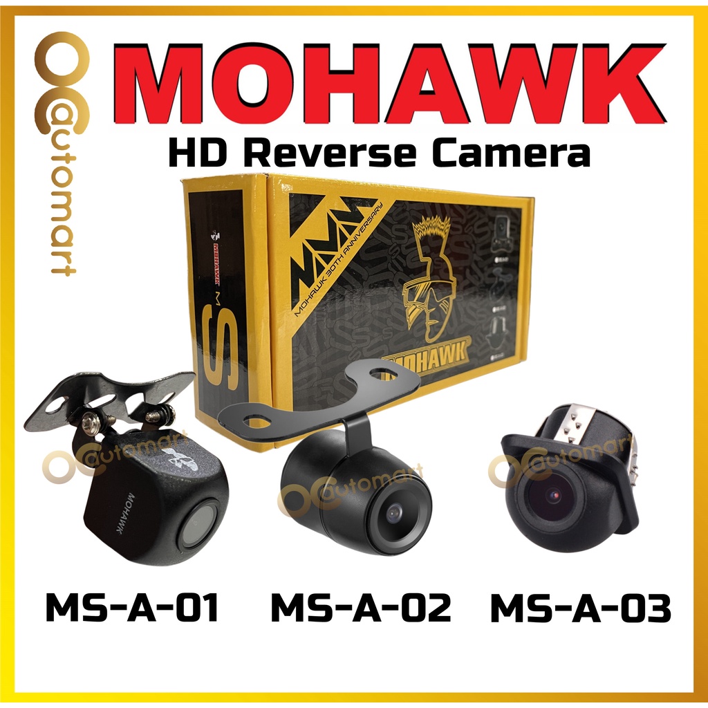 Mohawk MS Series AHD 720p Reverse Camera With Night Version 170° Wide ...