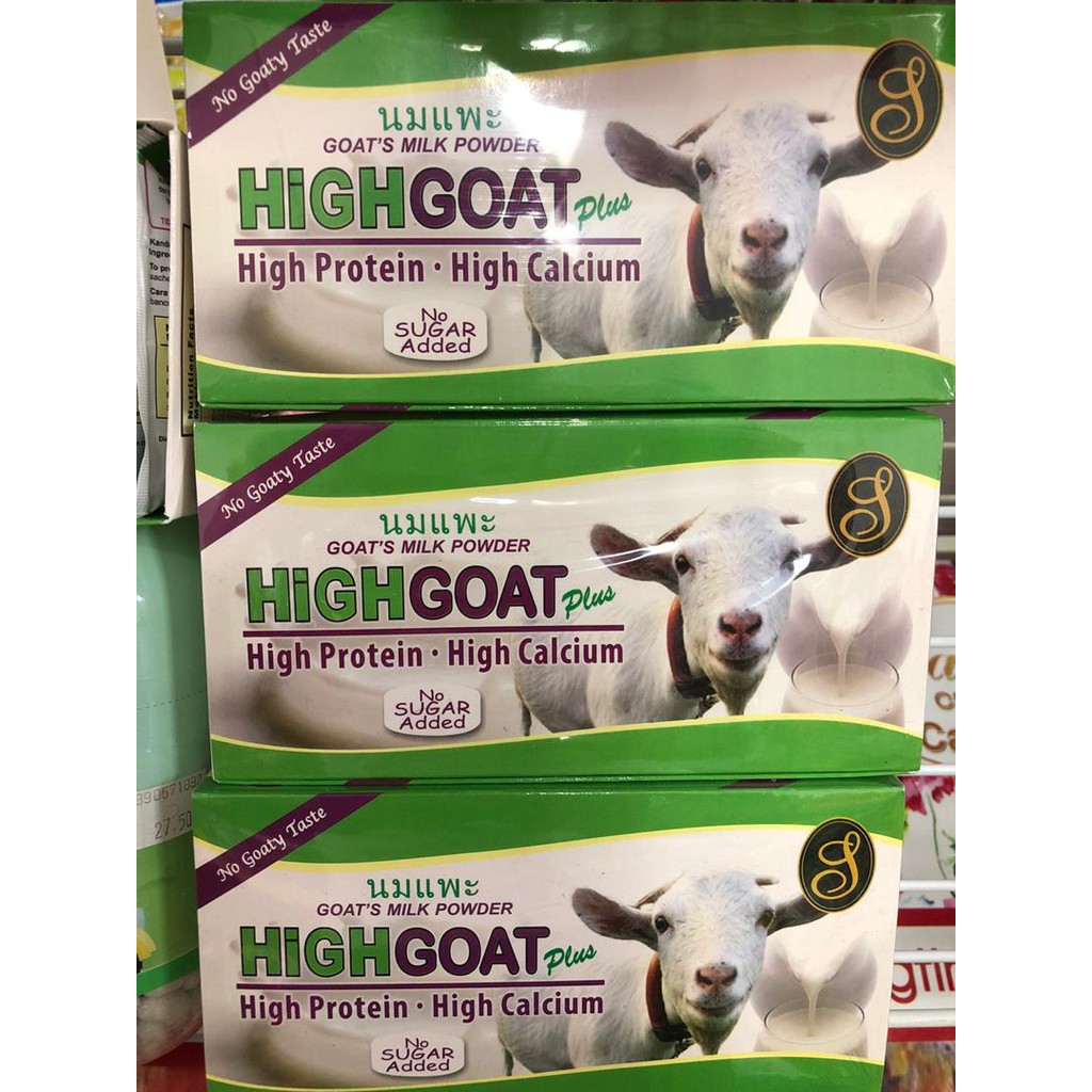 High Goat Plus (Goat Milk Powder）25g x 15beg （Exp 05/2024） | Shopee ...