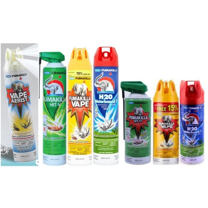 FUMAKILLA AEROSOL SPRAY COCKROACH / VAPE / H20 / AERIST | Shopee Malaysia
