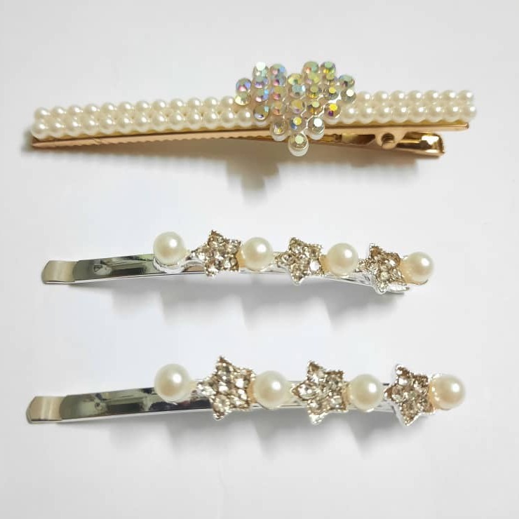 Jepit Rambut Pearl Metal Women Hair Clip Bobby Pin Barrette Hairpin ...