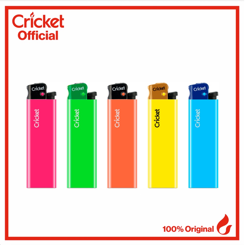 Cricket Lighters Fluo (5 Pcs) | Shopee Malaysia