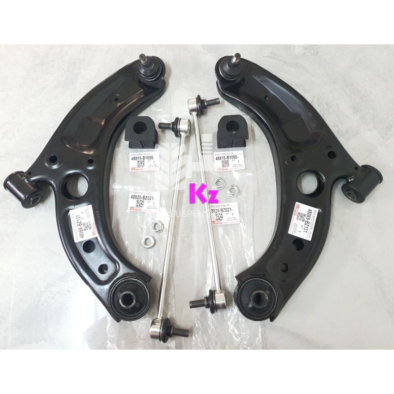 1 SET 6PCS - FRONT LOWER ARM/STABILIZER LINK/ STABILIZER BUSH - PERODUA ...