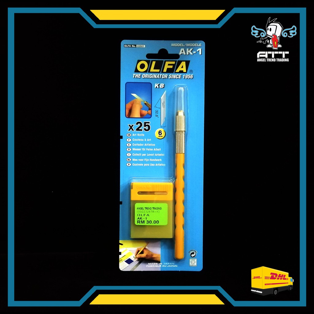 OLFA AK-1 ART KNIFE MODEL KIT TOOLS (Hobby Kit Model Kit Tools Gundam Gunpla Diorama) | Shopee ...