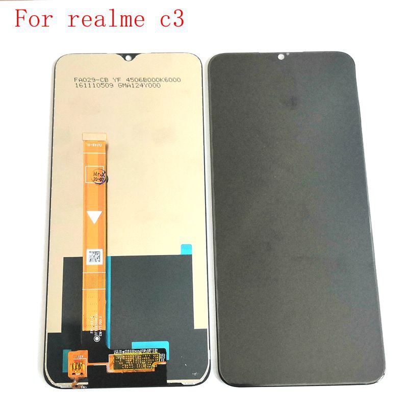 Original 6.5" LCD For OPPO Realme C3 LCD Touch Screen Digitizer Full ...