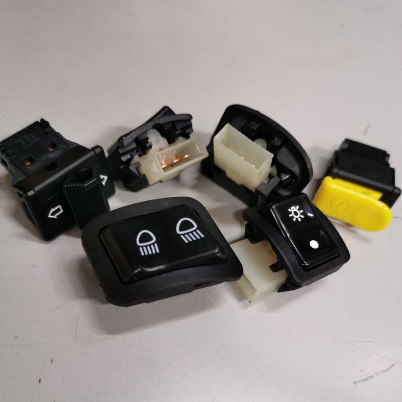 【W125 STD】STARTER KNOB / STARTER SWITCH HI LOW SINAL LIGHT HORN HONDA ...