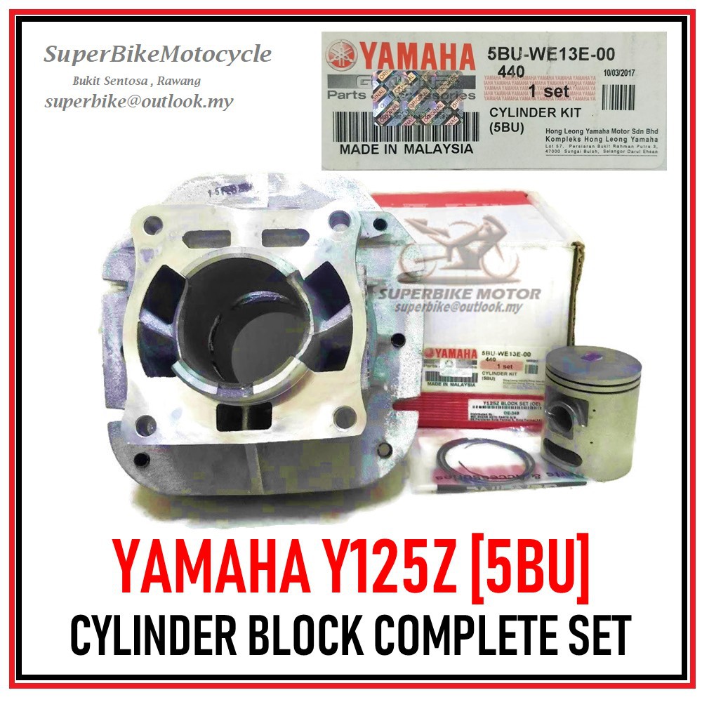 YAMAHA Y125Z [5BU] - Standard BLOCK Complete Set | Shopee Malaysia