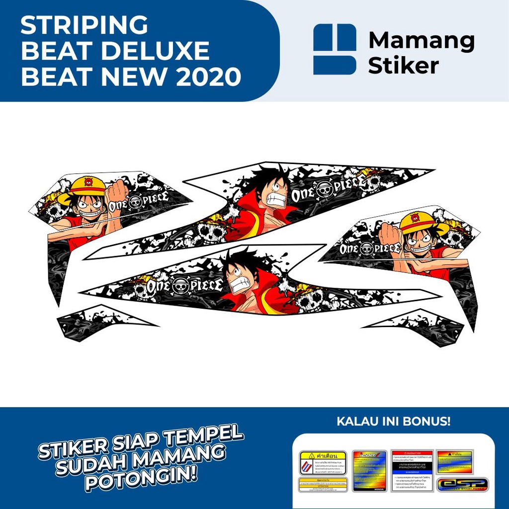 Striping BEAT 2020 Motif 10/BEAT DELUXE STICKER/STICKER BEAT NEW 2021 ...