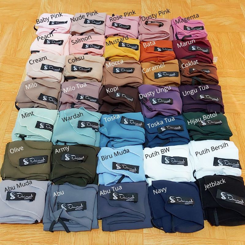 Daimah Exclusive 2 Layer Arabic Chiffon Rope Veil (CT) | Shopee Malaysia