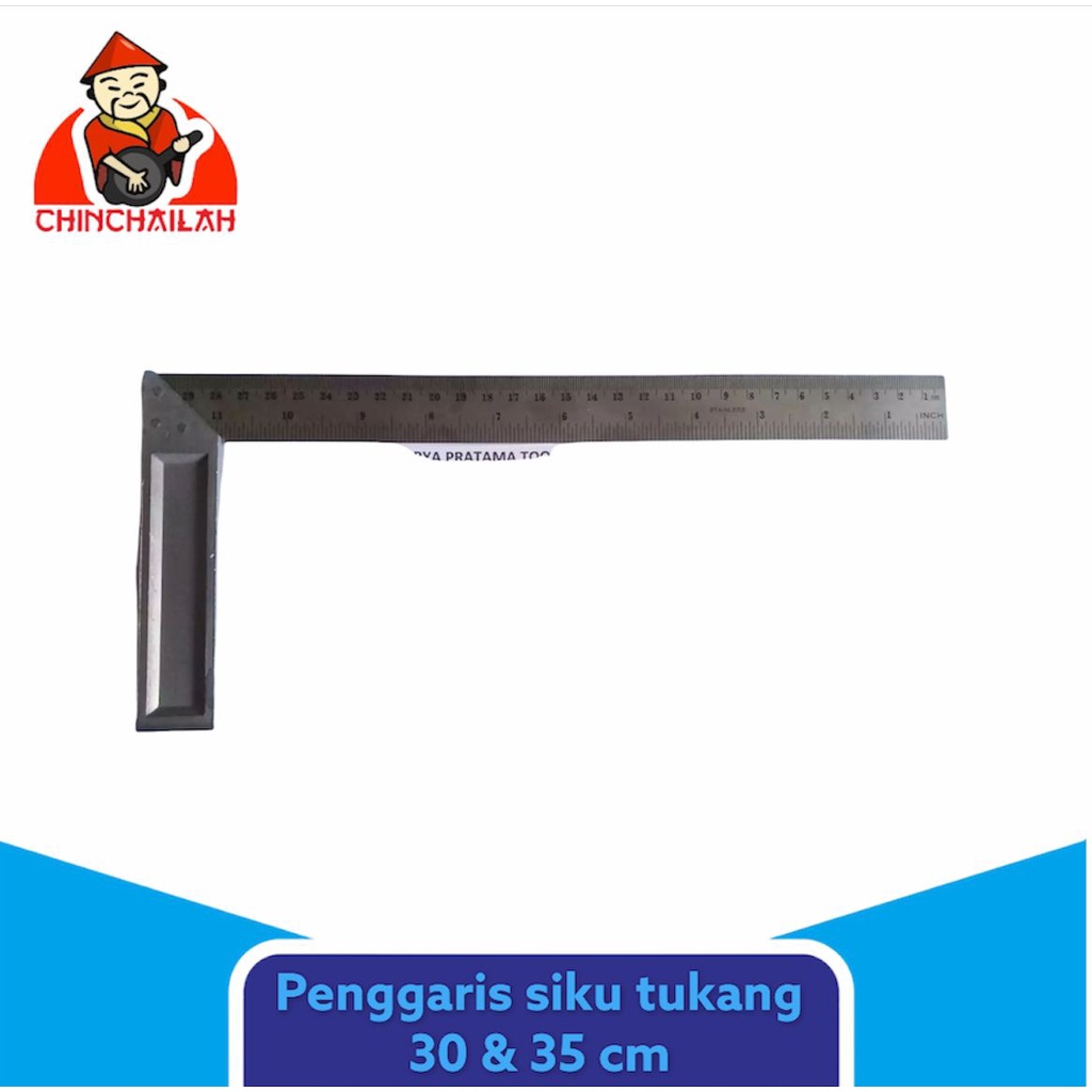 SIKU 30 & 35cm Stainless Steel Elbow Ruler | Shopee Malaysia