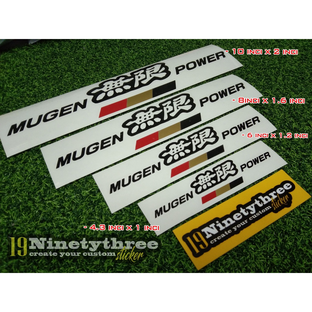 sticker mugen honda/car sticker B | Shopee Malaysia