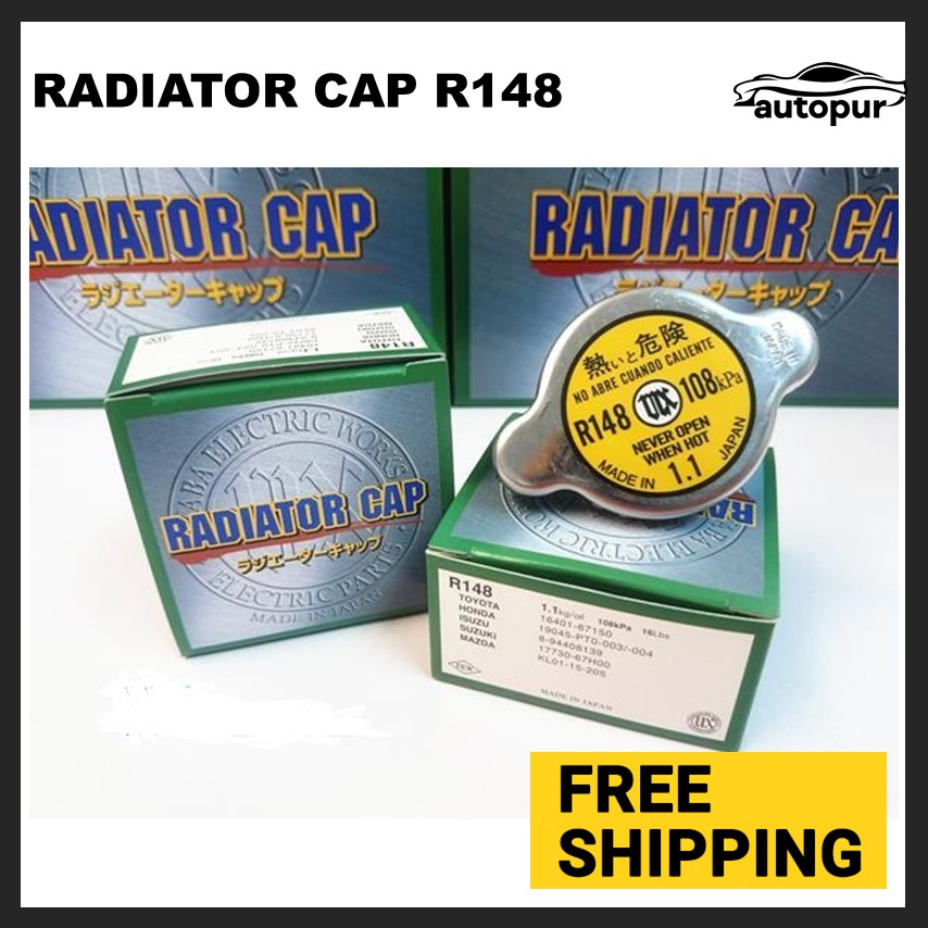 FEW Japan Radiator Cap R148 1.1kg/cm for Viva Myvi Axia Bezza | Shopee ...