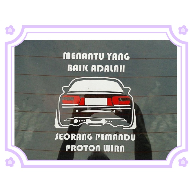STICKER KERETA PROTON WIRA EVO GSR MIVEC LIBERO MENANTU YANG BAIK PAKAI ...