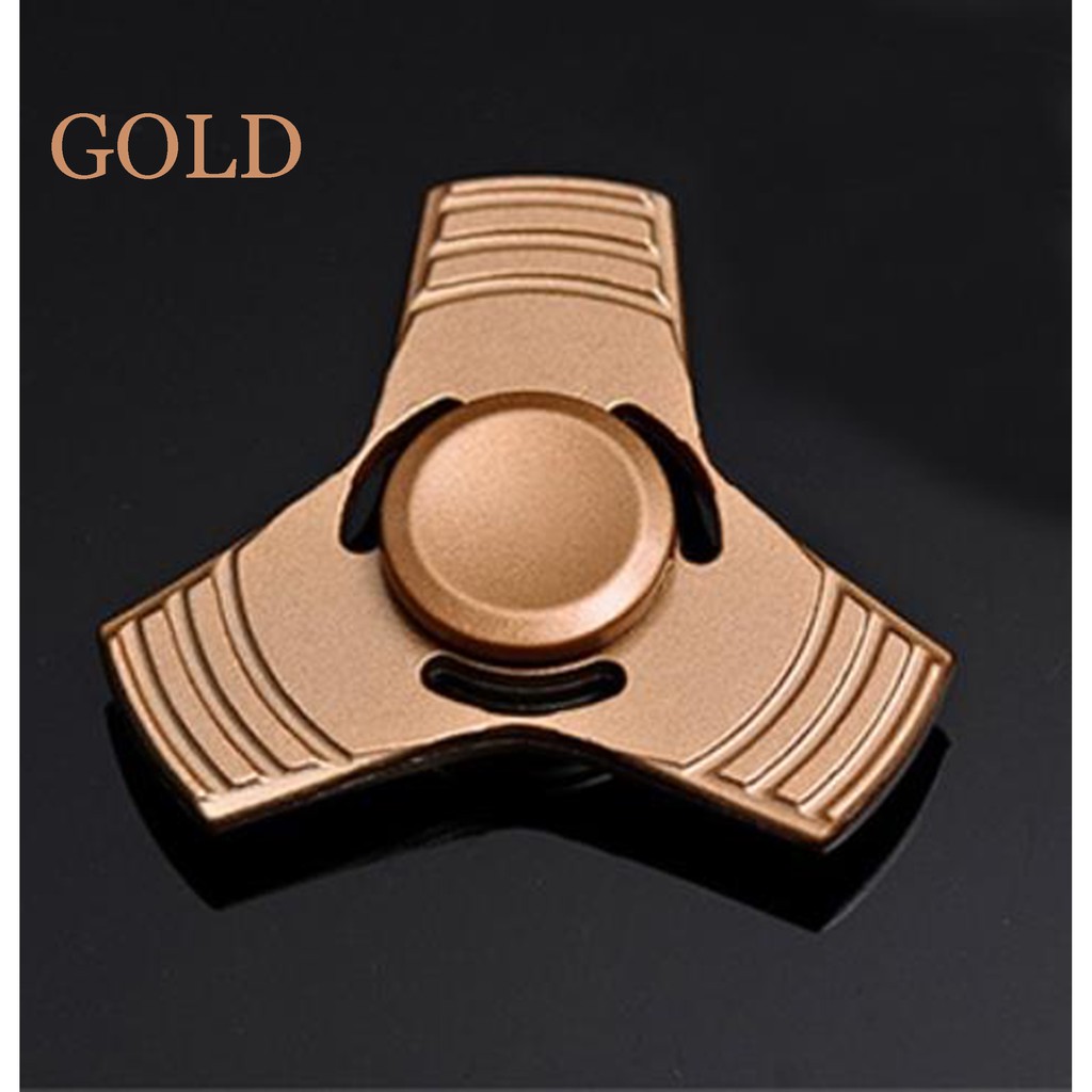 Aluminum Hand Spinner Tri Fidget Ceramic Bearing Desk Toy EDC Finger ...