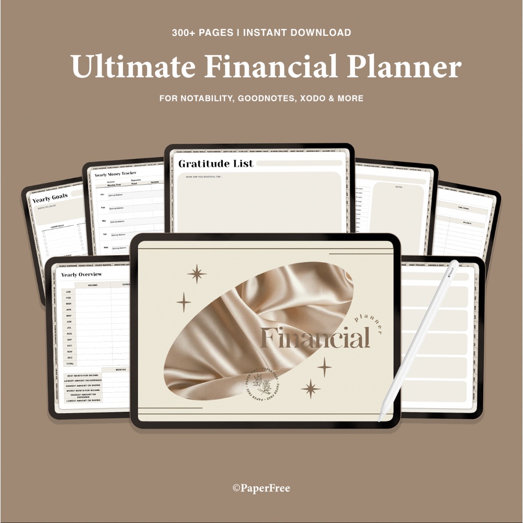 GoodNotes / Notability / Digital Financial Organiser & Planner / PDF ...