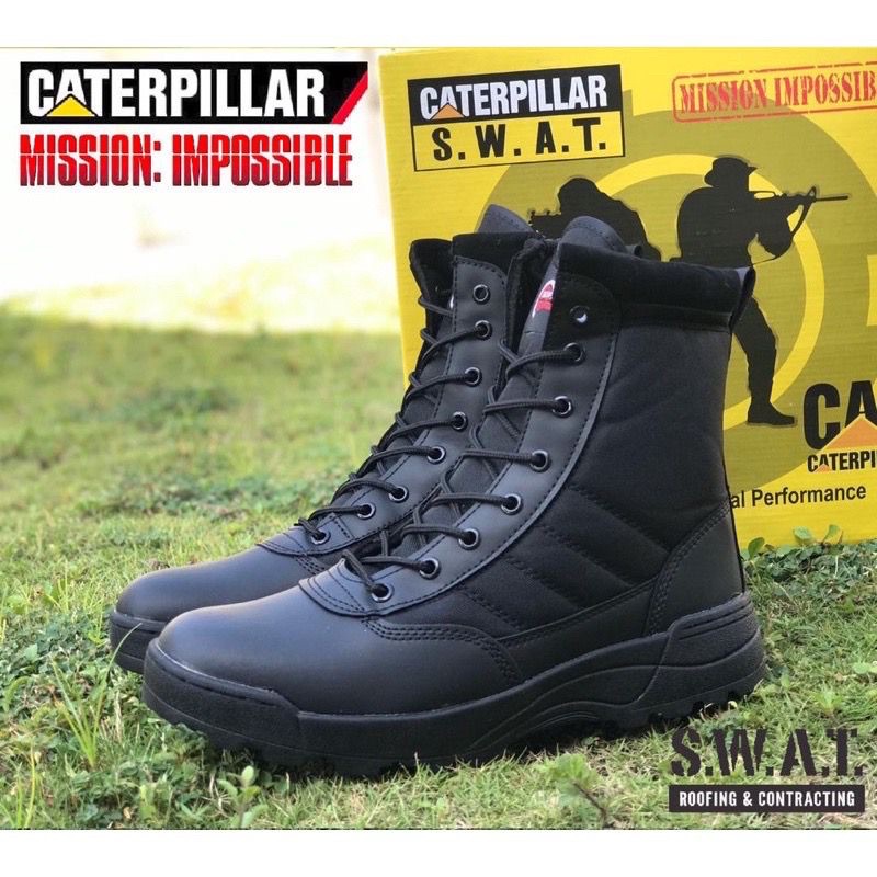 🔥READY STOCK🔥 High Top Combat Swat Boots Caterpillar Army Tactical ...
