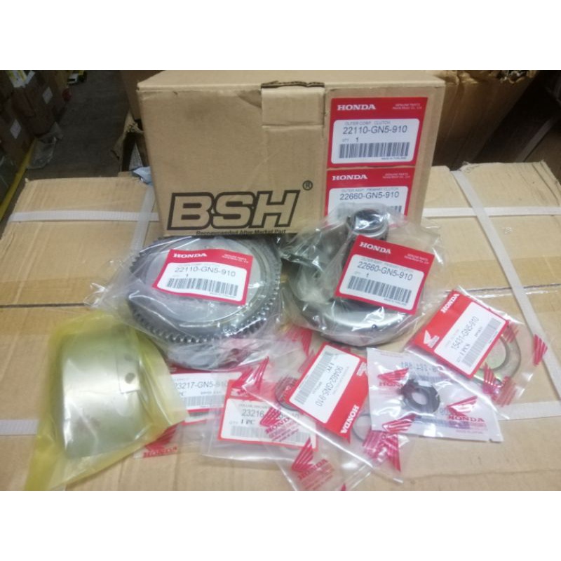Ex5 dream ex5 hi power wave100 wave100r clutch housing assy / clutch complete set thai honda ...