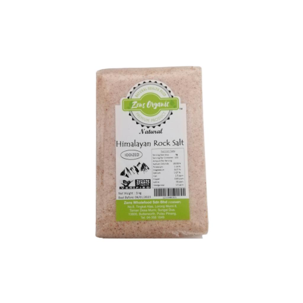Zens Organic Premium Grade Himalayan Pink Rock Salt 1kg - Fine Rock ...