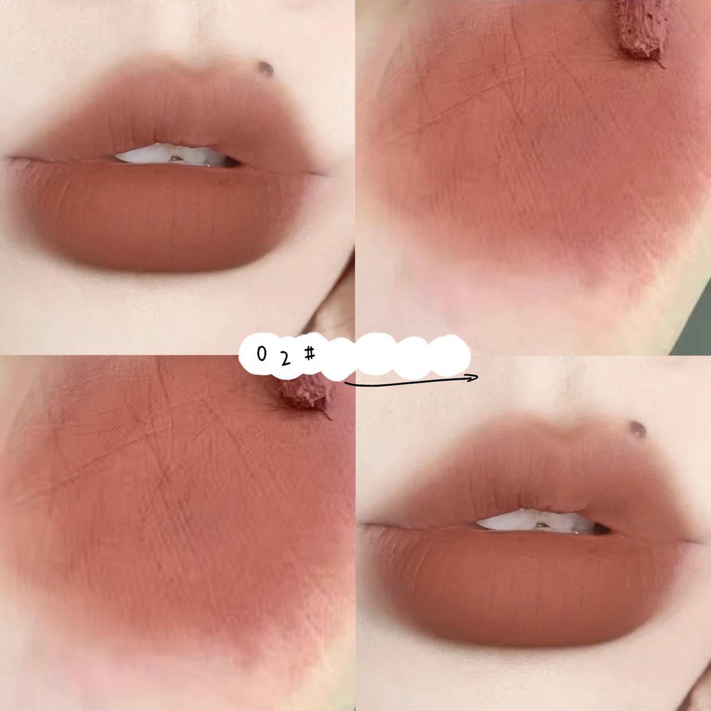 Von Gee 5 Sets of Lip Glaze Set Box Matte Mist Face Velvet Make-up ...