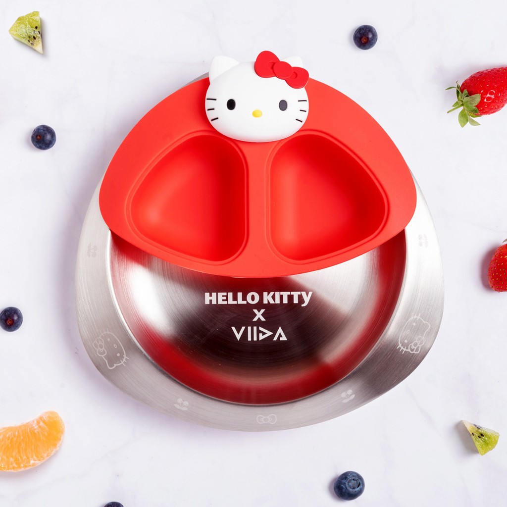 [Xin Baby] Taiwan VIIDA x Hello Kitty Dining Set Dinner Plate | Shopee ...