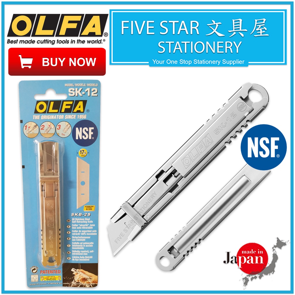 fivestar2u Olfa TS-1 Top Sheet Cutter Hobby Craft & Utility Olfa Original Malaysia Pisau Mata ...