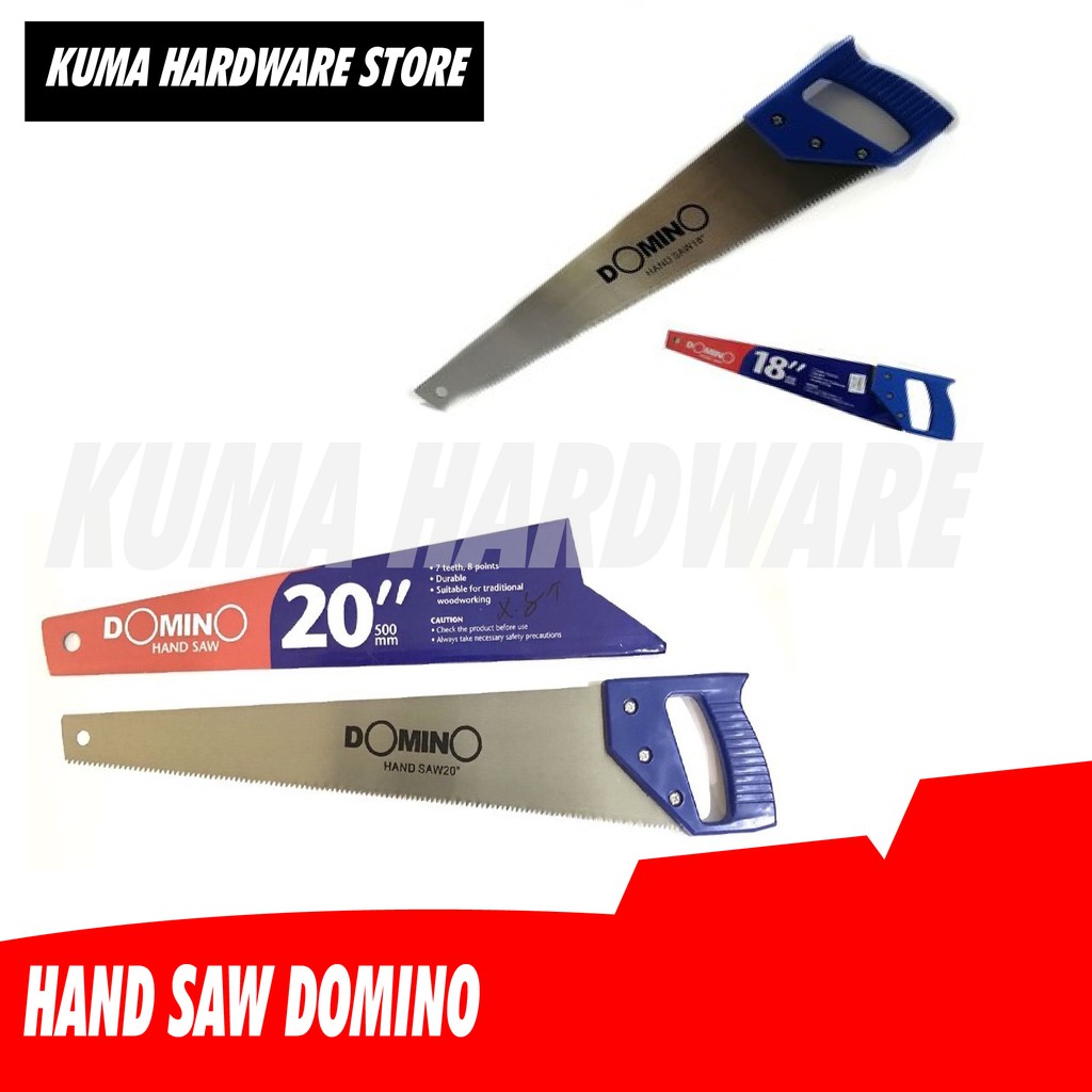 KUMA Hand Saw DOMINO 18" / 20" Gergaji Tangan | Shopee Malaysia