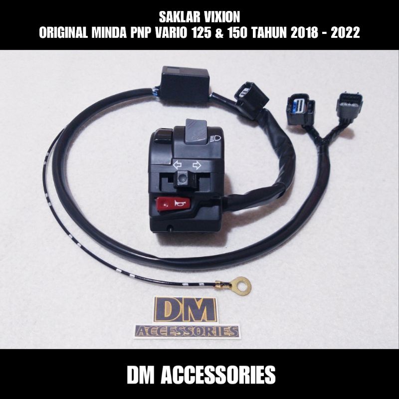 ORIGINAL VIXION SWITCH MINDA 100% PNP VARIO 125 & 150 YEAR 2018 - 2025 ...