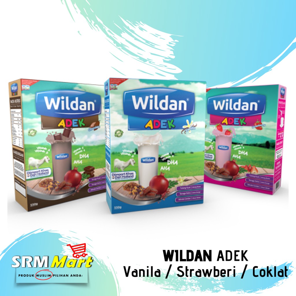 Wildan ADEK Coklat / Strawberi / Vanila 550g | Shopee Malaysia