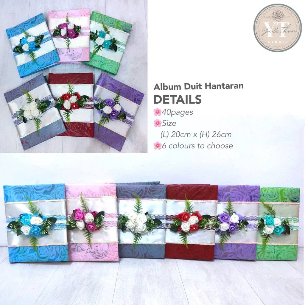 💐DESIGN BARU💐 40halaman Album Duit Hantaran | Eksesori Perkahwinan ...