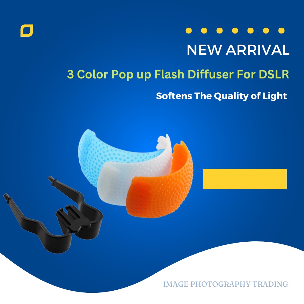 3 Color Pop up Flash Diffuser For DSLR Cameras (Ready Stock In Malaysia ...