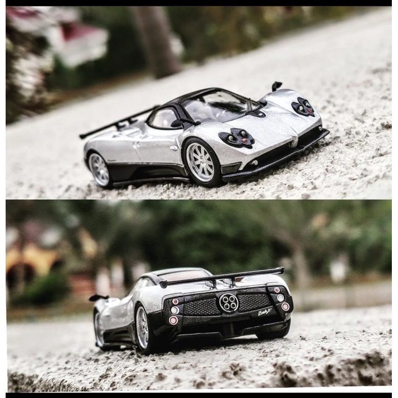 MINI GT Pagani Zonda F Silver | Shopee Malaysia