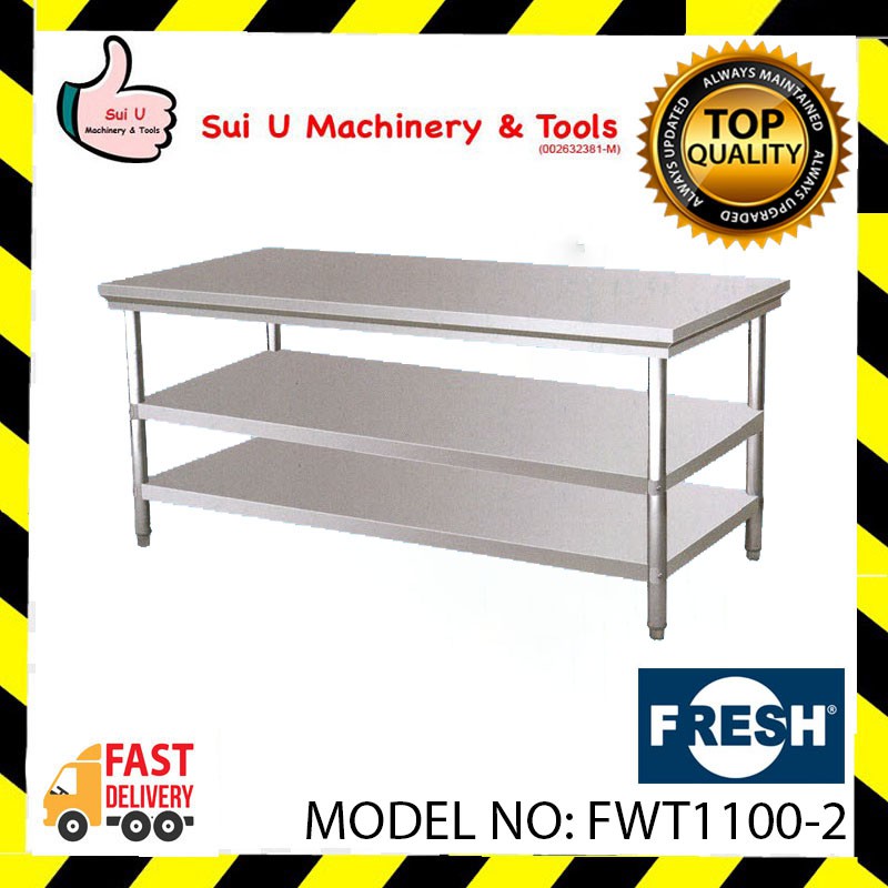 FRESH FWT1100-2 Working Table 2 Layer 110x76x85cm | Shopee Malaysia