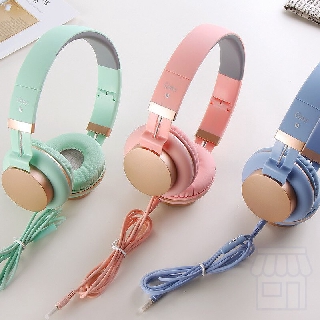 Music Headset GJBY GJ-18, Super Bass Headphone with Mic, Over Ear Cute Earphone For Gaming ...
