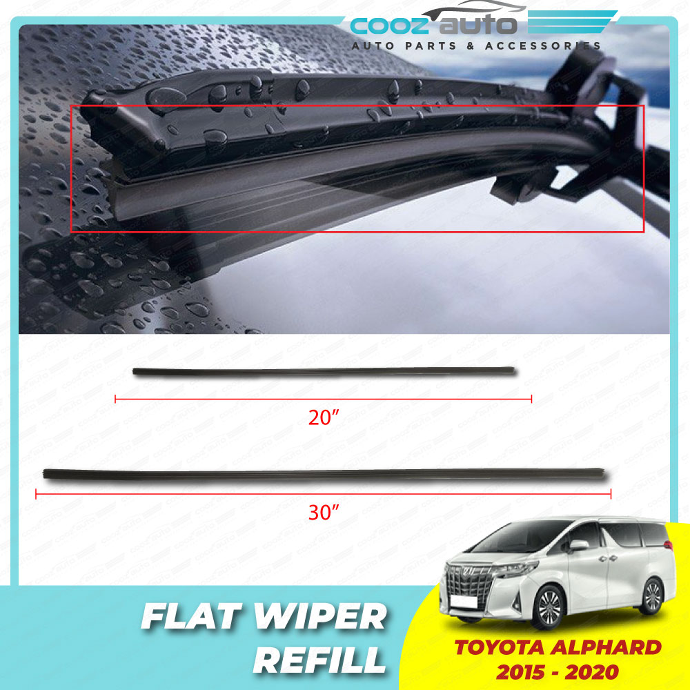 Toyota Alphard 2015 - 2020 Windscreen Flat Wiper Refill Blade (20"/30 ...